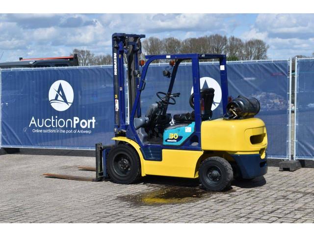 KOMATSU FG 30 HT 1 E forklift used (2005) price:3025 EUR | Gas | 142096